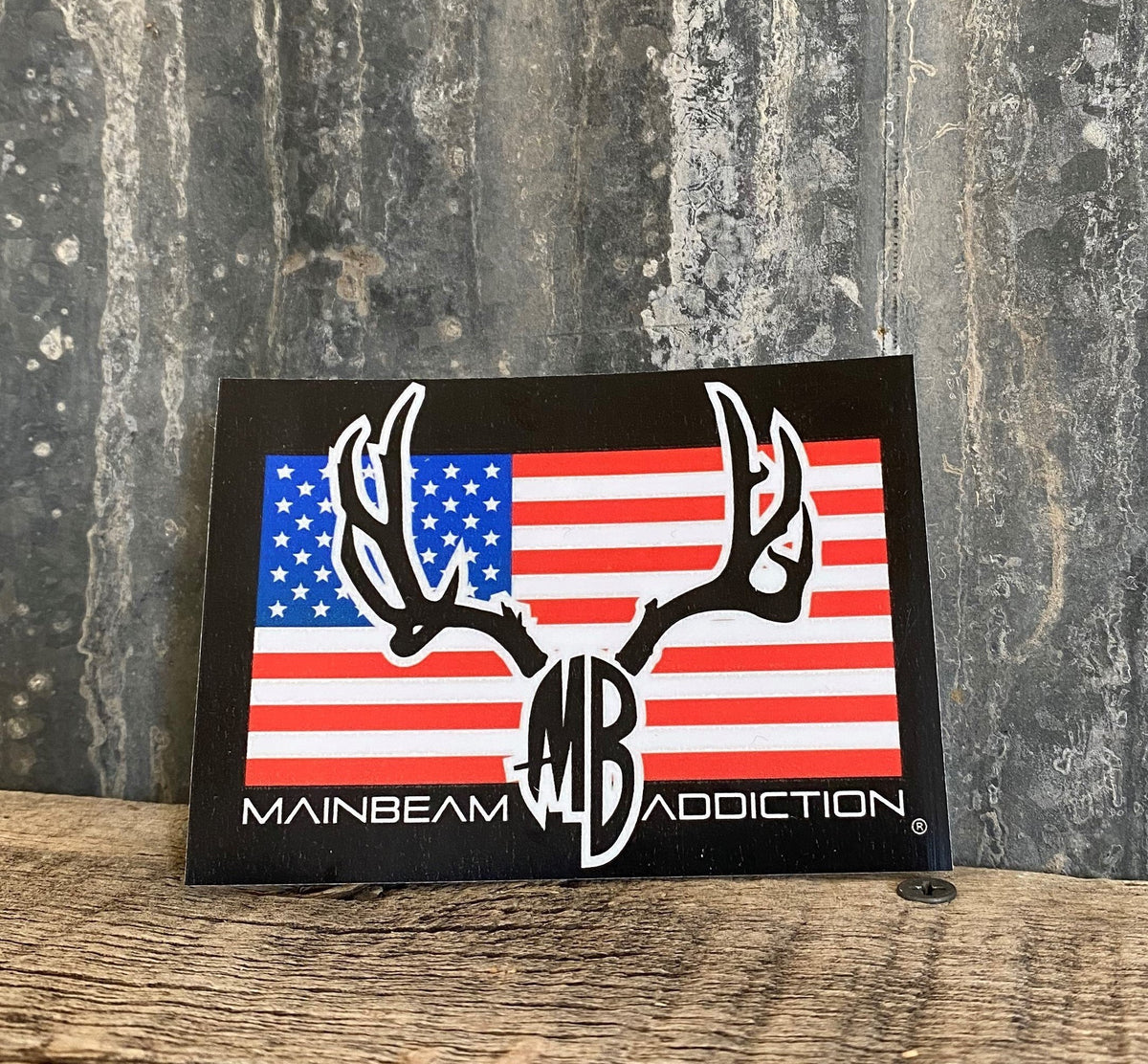MBA Flag Sticker – MainBeam Addiction